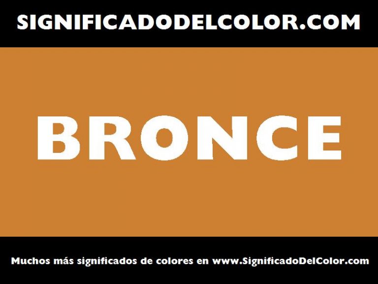 Cual es el color Bronce 【Como es el color Bronce + Ejemplo】