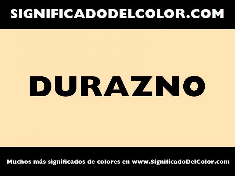 Cual es el color Durazno 【Como es el color Durazno + Ejemplo】