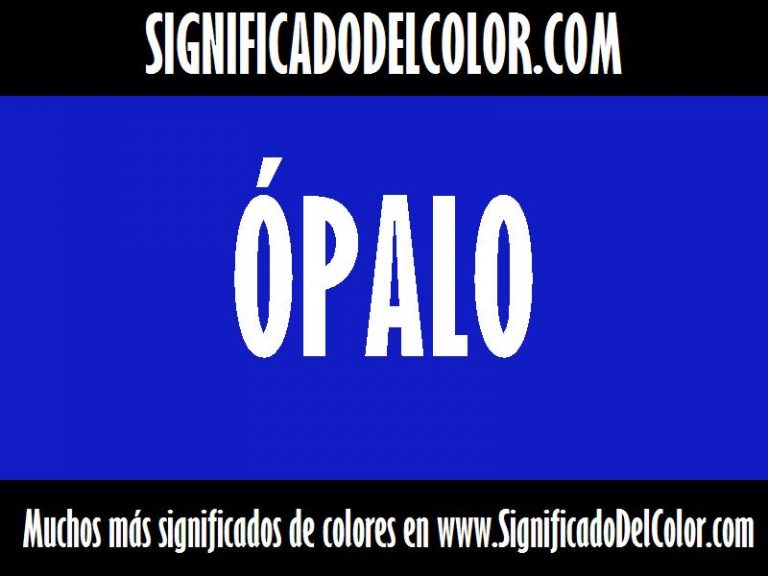Cual es el color Ópalo 【Como es el color Ópalo + Ejemplo】