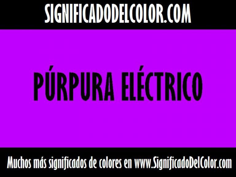 Cual es el color Púrpura eléctrico 【Como es el color Púrpura eléctrico ...