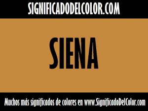 Cual es el color Siena 【Como es el color Siena + Ejemplo】